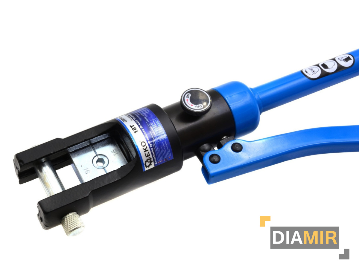 PRASKA hydrauliczna 18T ZACISKARKA do końcówek kabli + matryce 10 ...